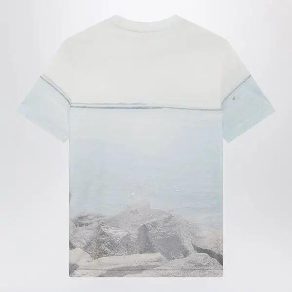 Chloé Cotton Jersey Graphic Print T-shirt - Multicolor