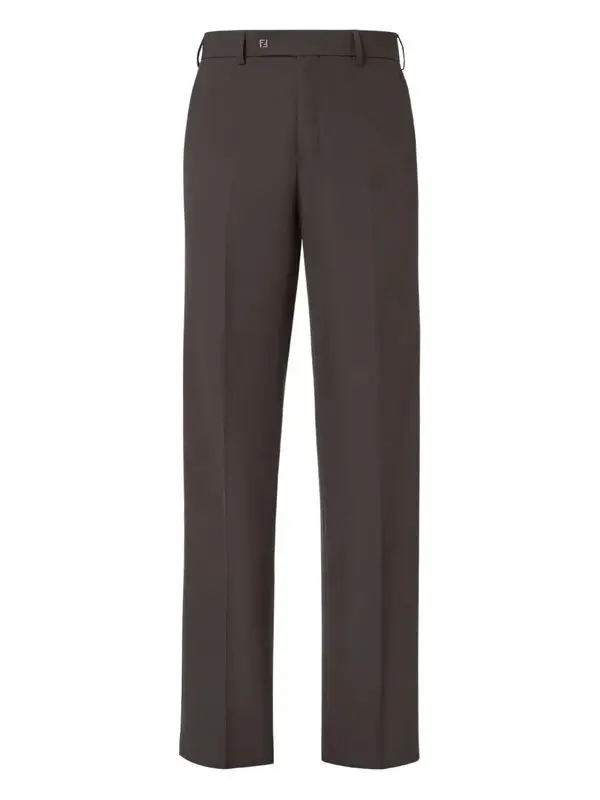 Fendi Cigarette Wool Trousers