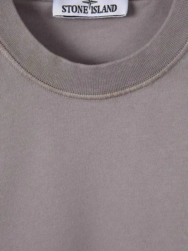Stone Island Compass Logo Sweatshirt - Gray