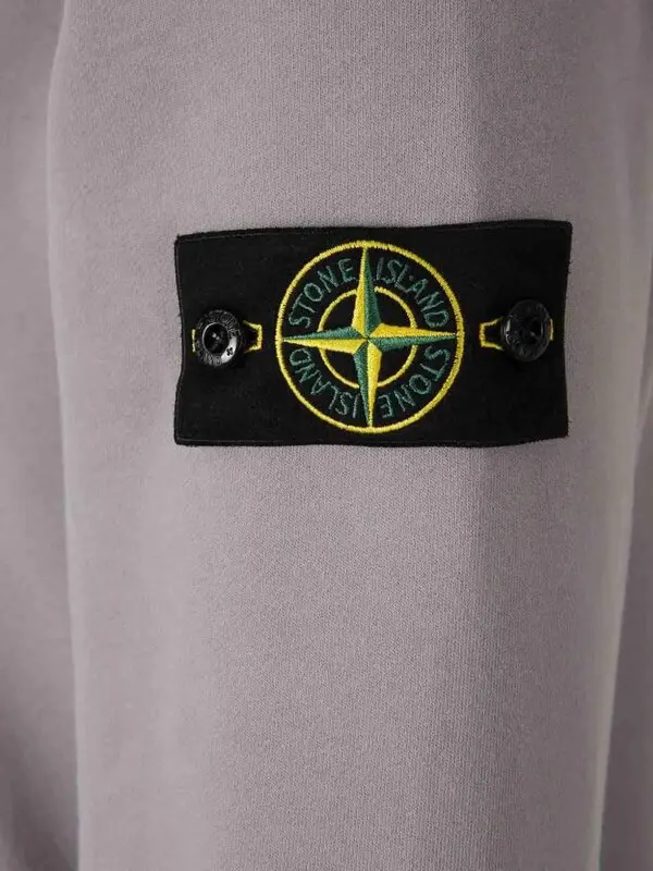 Stone Island Compass Logo Sweatshirt - Gray