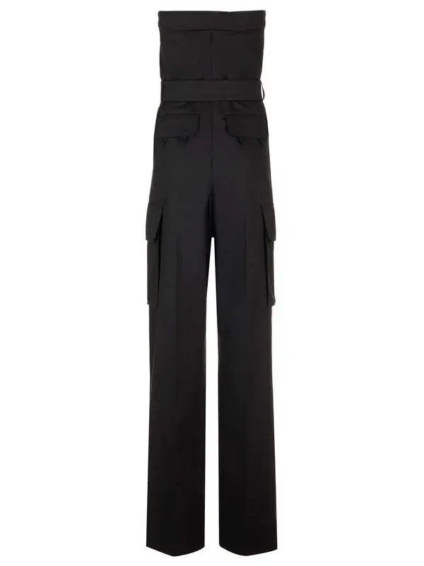 Saint Laurent Cassandre Bustier Jumpsuit