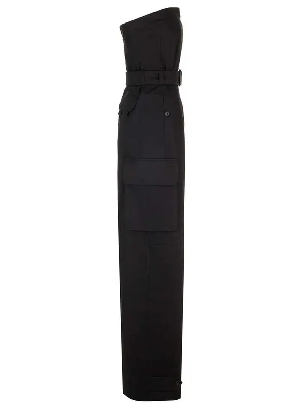 Saint Laurent Cassandre Bustier Jumpsuit