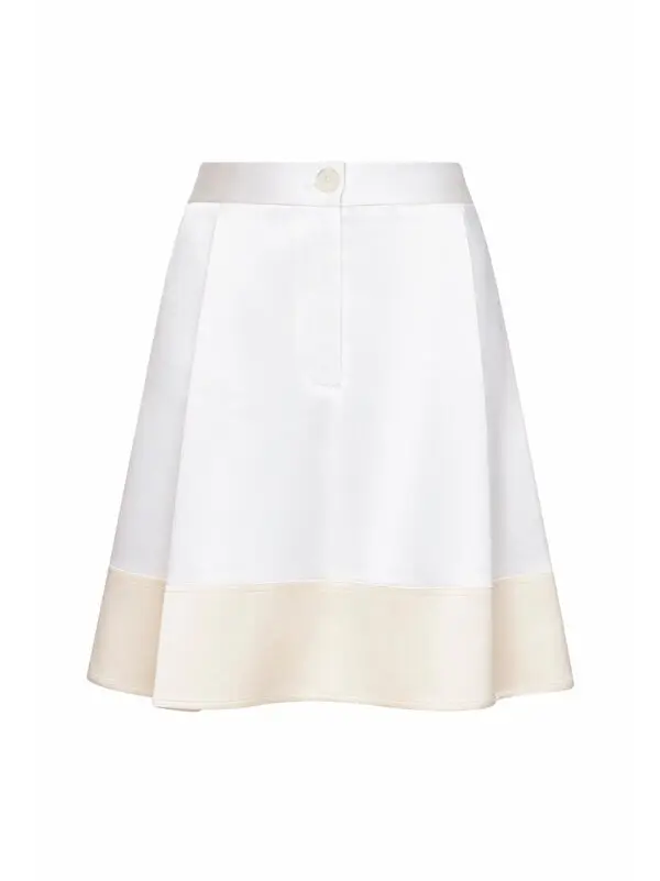 TOTEME Satin Tuxedo-style Skirt - Multicolor