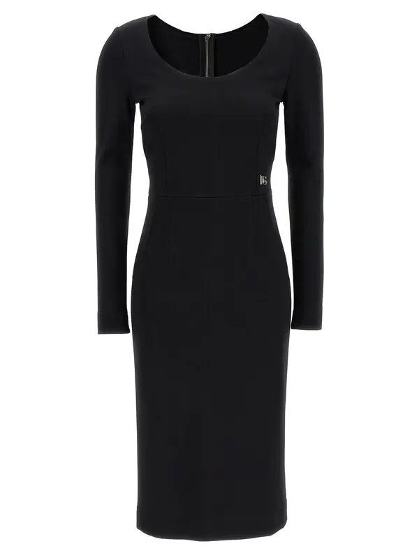 Dolce & Gabbana Logo Dress - Black