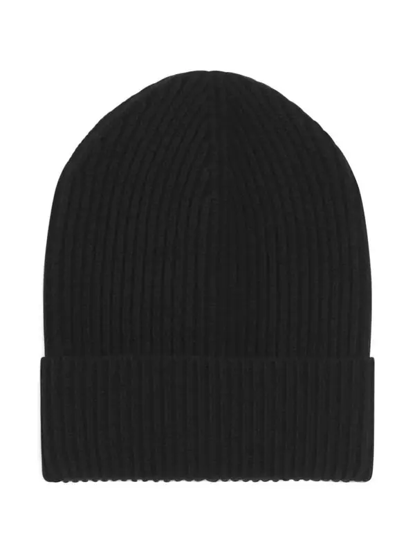 Dolce & Gabbana Knitted Wool And Cashmere Hat - Black