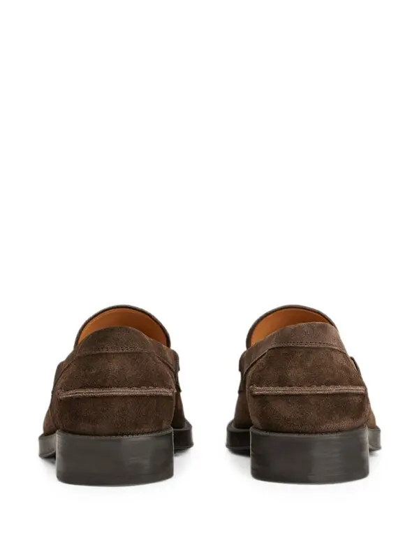 TOD'S Suede Penny Loafers