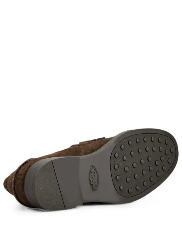 TOD'S Suede Penny Loafers