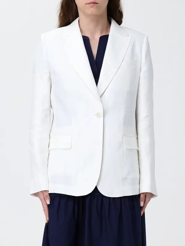 Max Mara Single-breasted Blazer - White