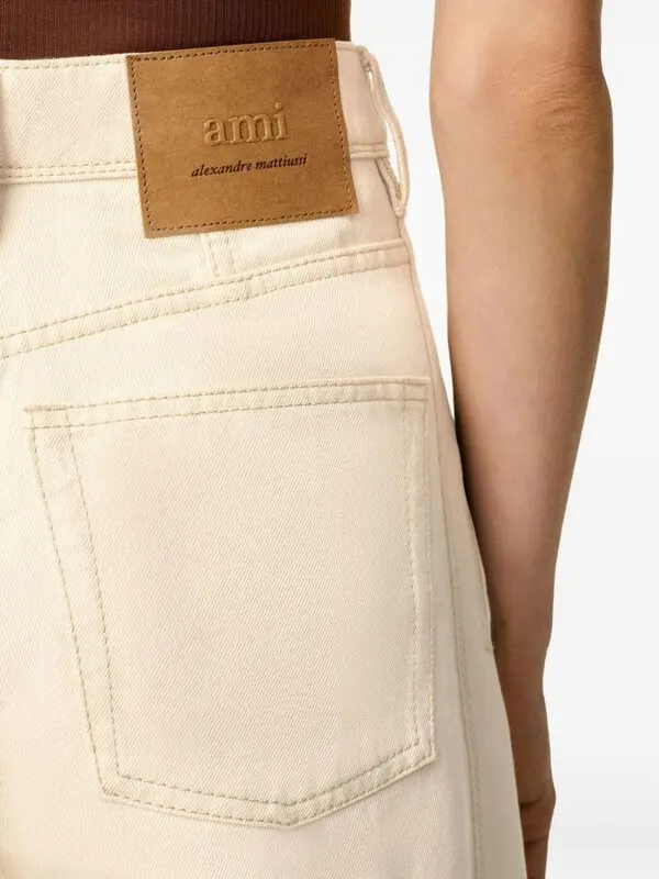 AMI Paris Super Wide Denim Jeans - Multicolor