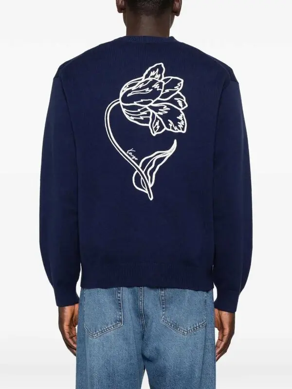 Kenzo Floral-embroidered Cardigan