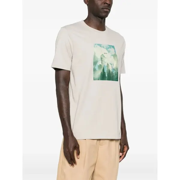 BOSS Neutrals T-shirts & Vests T-shirts