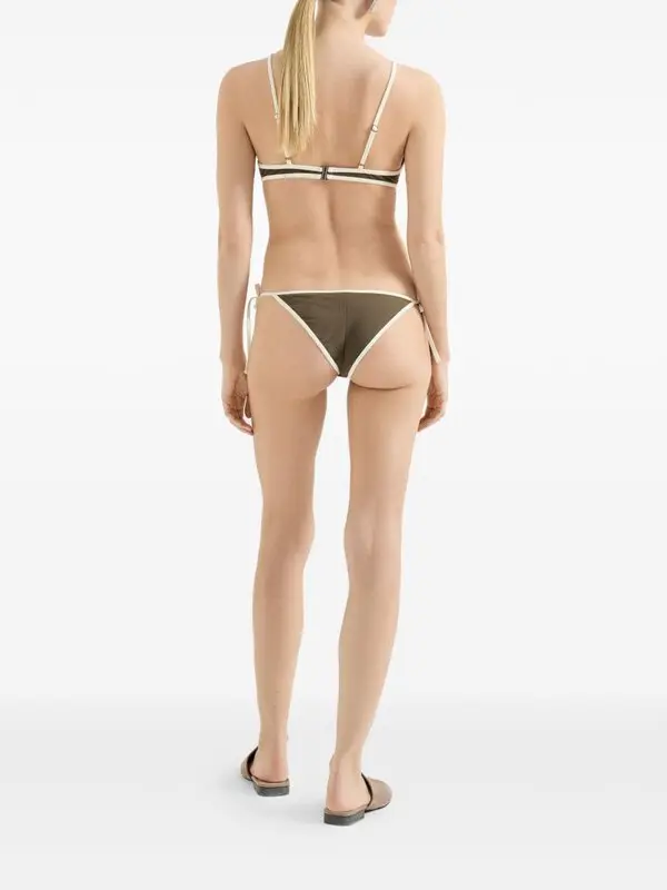Brunello Cucinelli Triangle Bikini Top - Multicolor