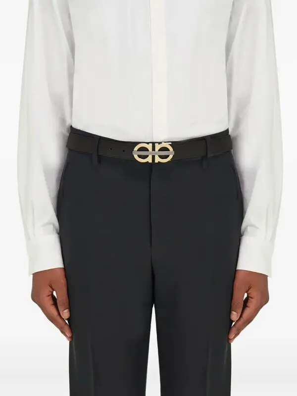 FERRAGAMO Cintura Double Gancini