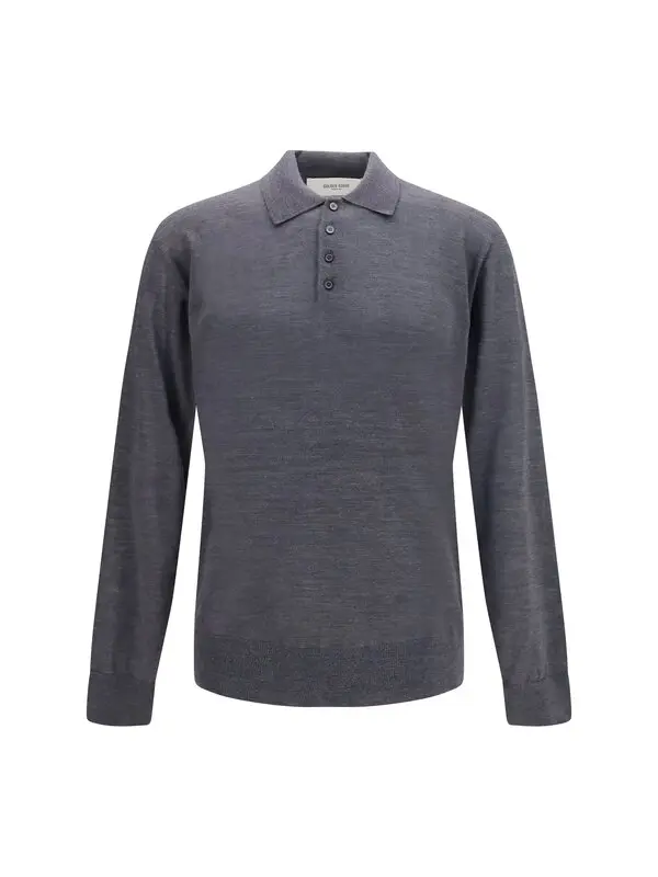 GOLDEN GOOSE Virgin Wool Polo Shirt