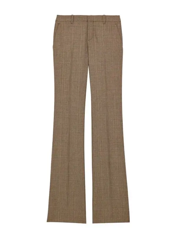 Saint Laurent Wool Patterned Pants