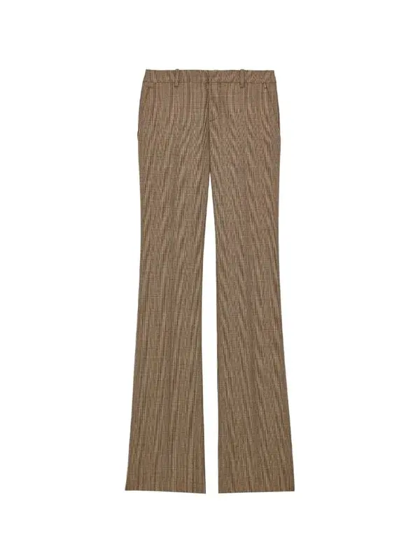 Saint Laurent Wool Patterned Pants