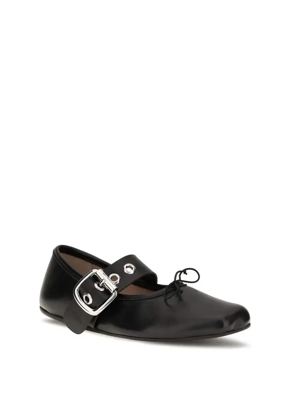 VIVIENNE WESTWOOD Alice Leather Ballerinas