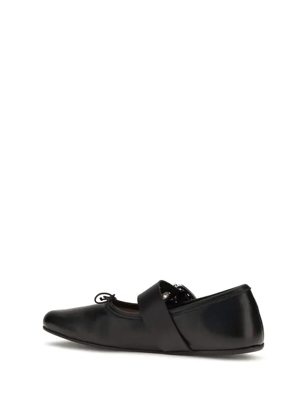 VIVIENNE WESTWOOD Alice Leather Ballerinas