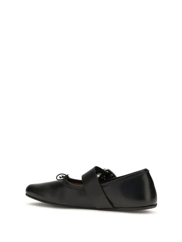 VIVIENNE WESTWOOD Alice Leather Ballerinas
