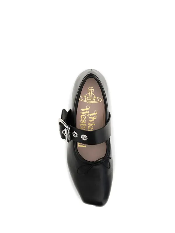 VIVIENNE WESTWOOD Alice Leather Ballerinas