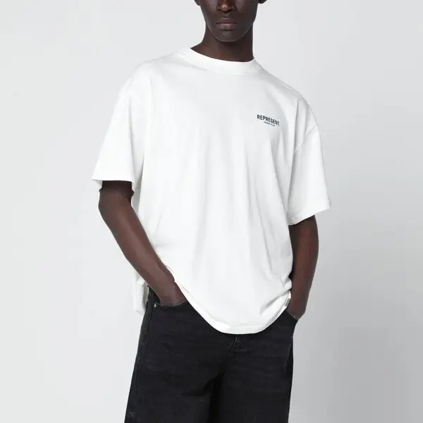 REPRESENT Cotton T-shirt With Logo - White