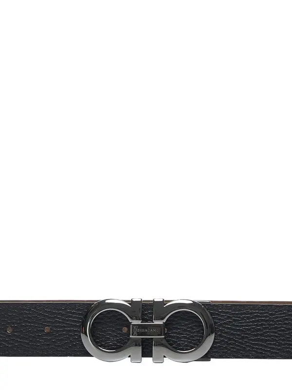 FERRAGAMO Gancini Reversible Leather Belt By