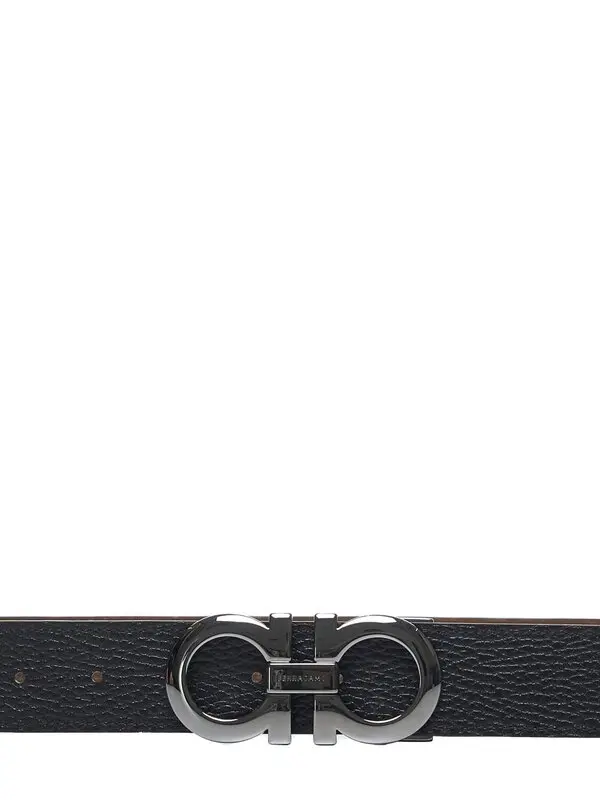 FERRAGAMO Gancini Reversible Leather Belt - Multicolor