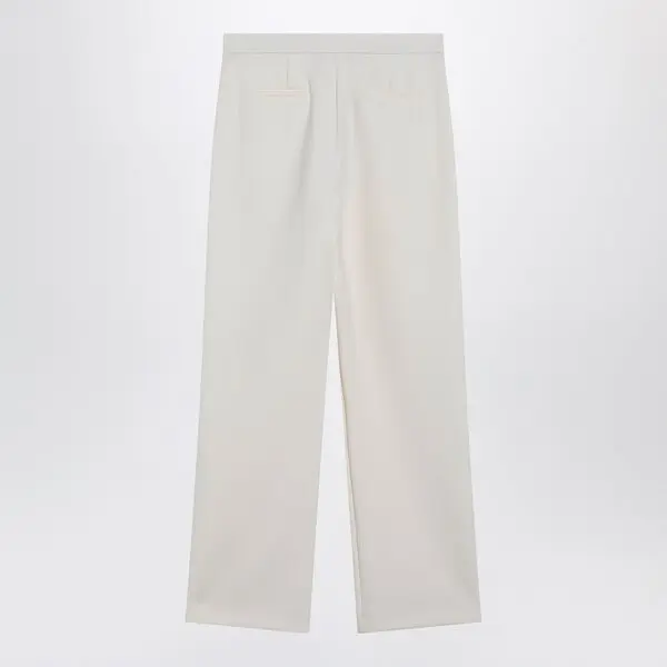 Max Mara Straight-leg Trousers - Cream