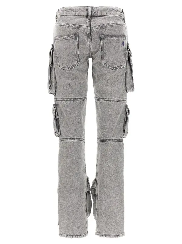 Attico Essie Denim Jeans - Gray