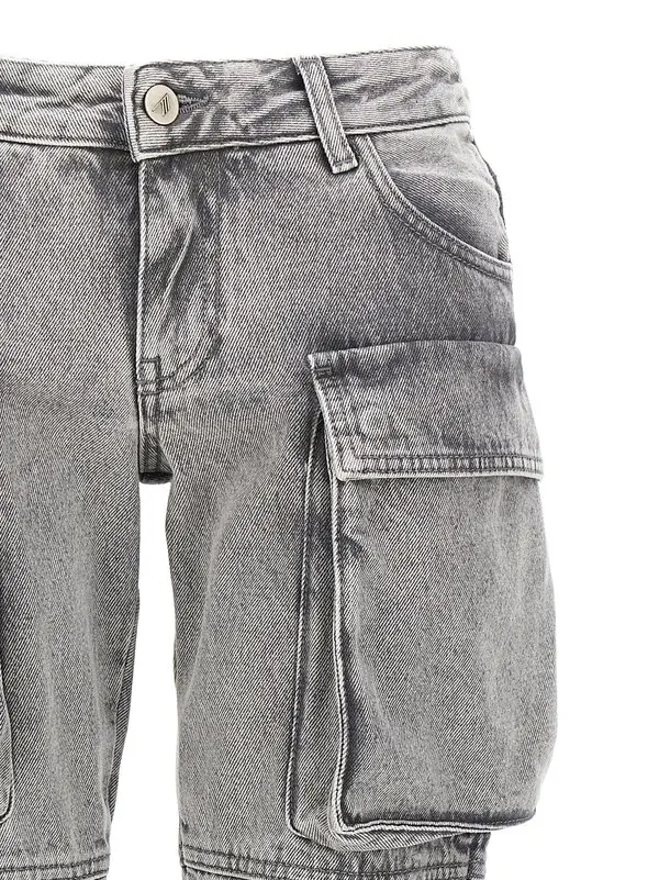 Attico Essie Denim Jeans - Gray