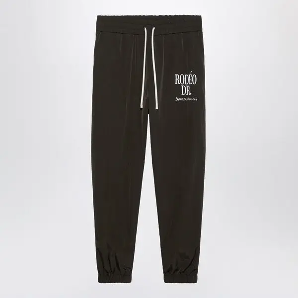 1989 STUDIO Nylon Trackpants Rodeo - Brown