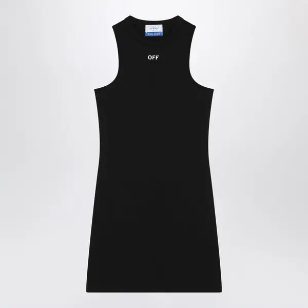 Off-White Mini Dress With Logo