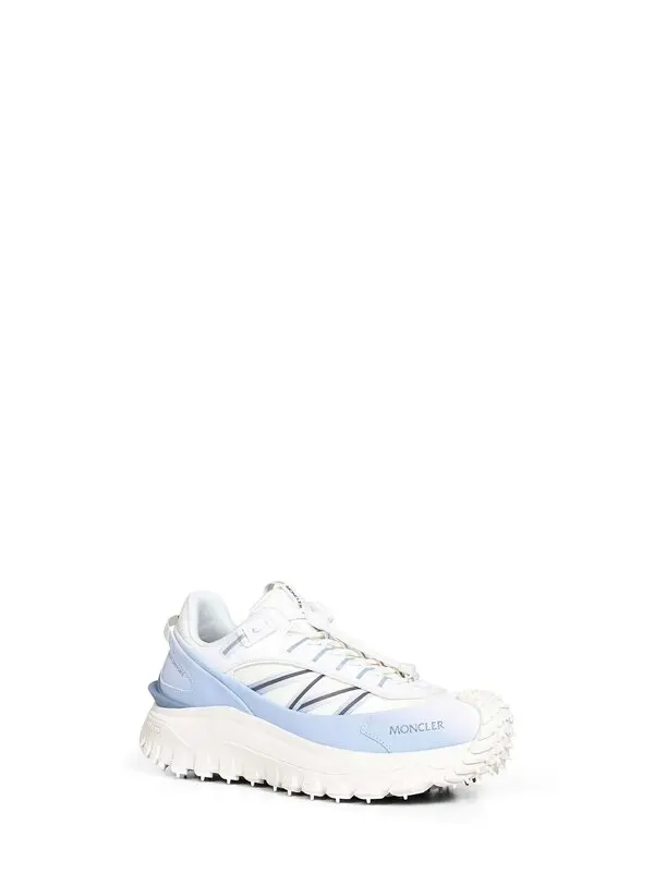 Moncler White And Blue Trailgrip Sneakers - Multicolor