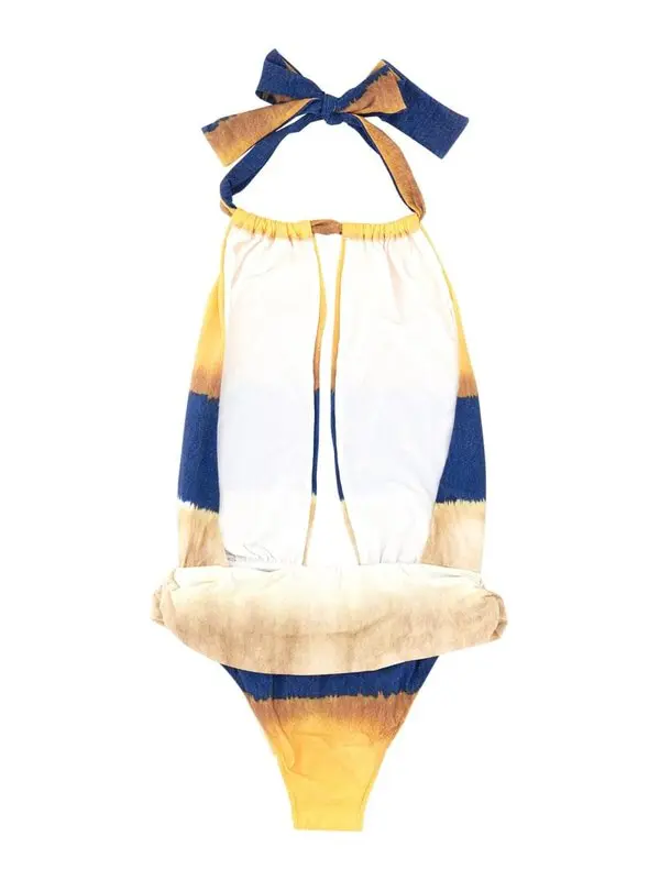 Alberta Ferretti Tie Dye Print One Piece Swimsuit - Multicolor