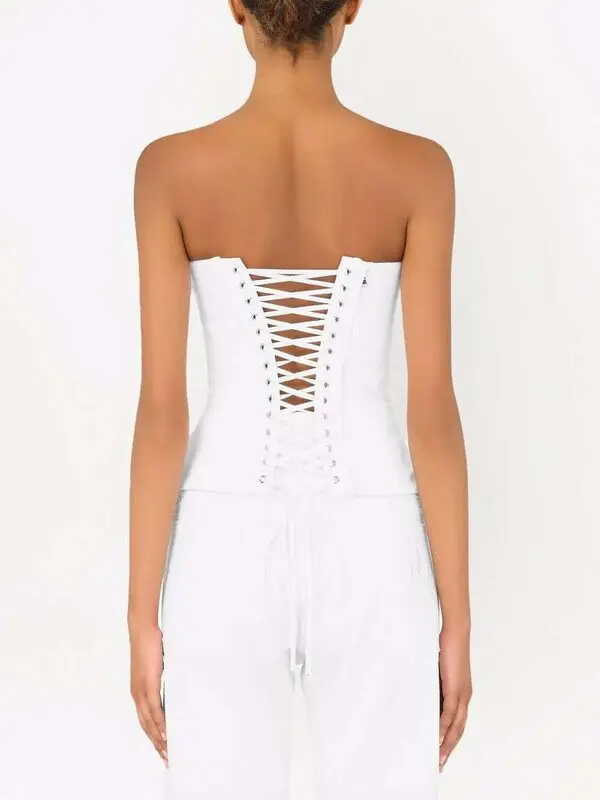 Dolce & Gabbana Gabardine Bustier Top