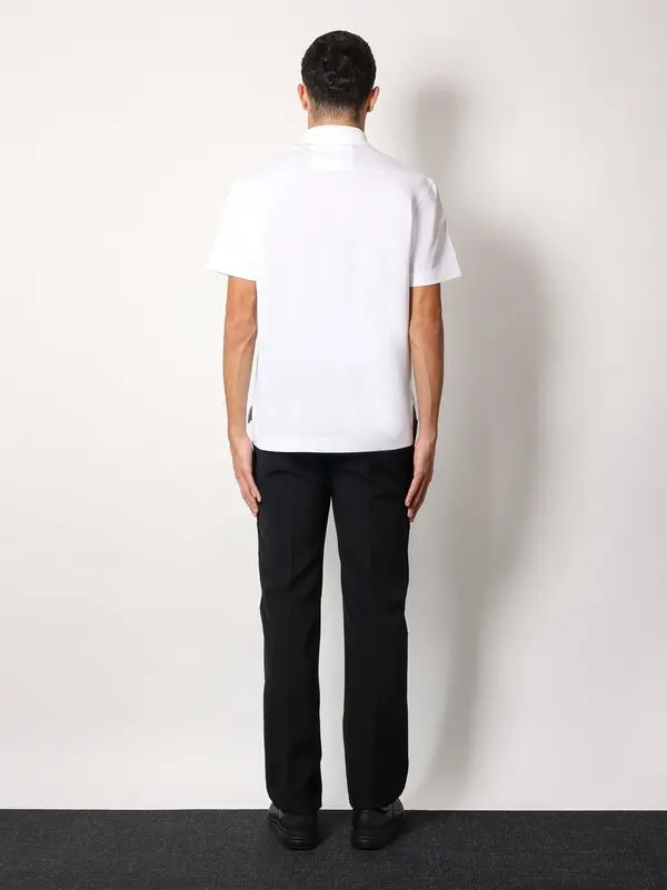 Givenchy Pique Cotton Polo Shirt With 4g Embroidery