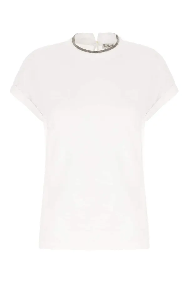 Brunello Cucinelli Embellished T-shirt - Multicolor