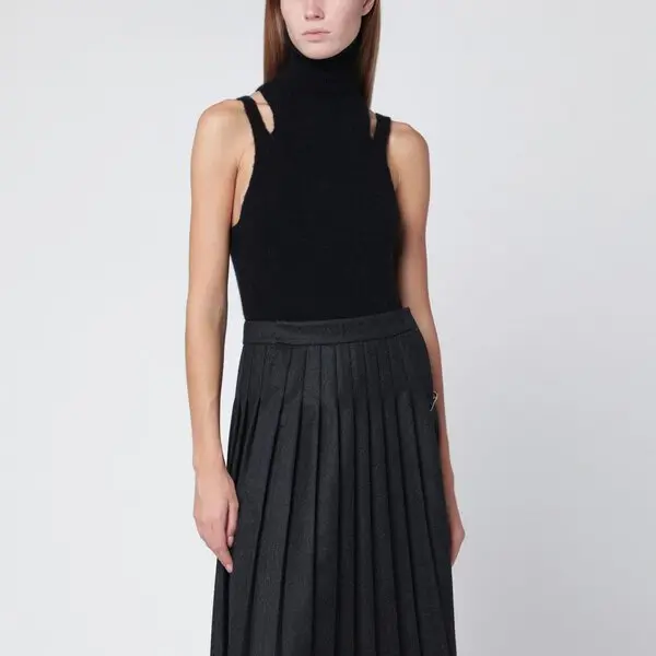 ROBERTO COLLINA Cashmere Blend Turtleneck Top