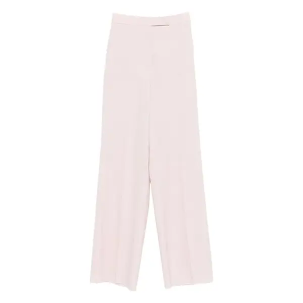 Max Mara Trousers Straight Trousers - Pink