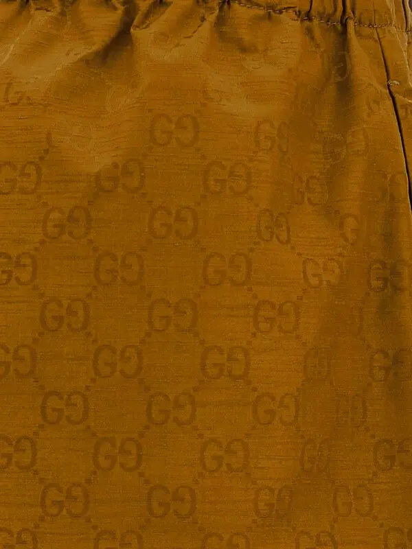 Gucci Gg Nylon Mini Skirt With Drawstring