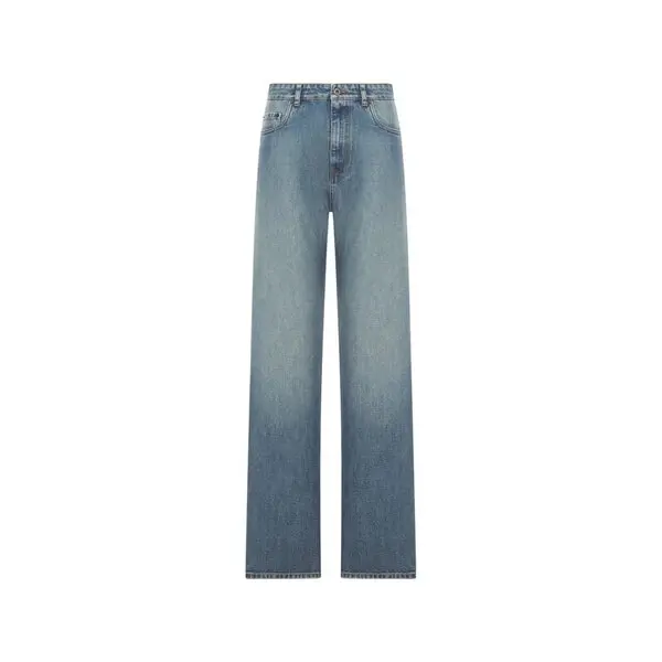 Miu Miu Denim Straight-leg Jeans - Blue