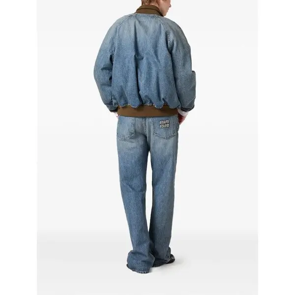 Miu Miu Denim Straight-leg Jeans - Blue