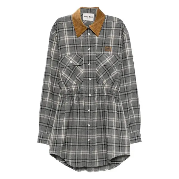 Miu Miu Grey Dresses Day Dresses