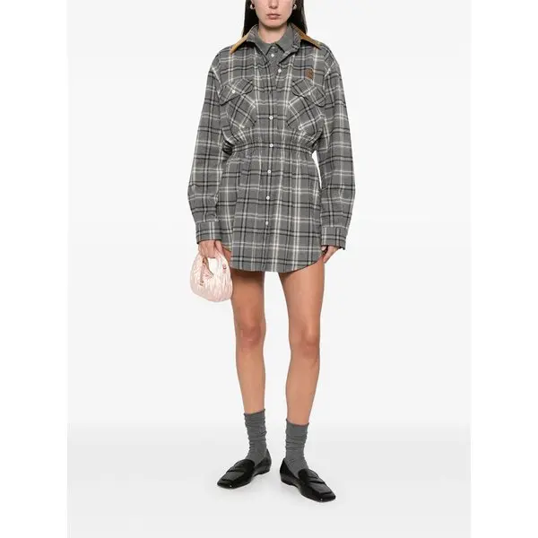 Miu Miu Grey Dresses Day Dresses