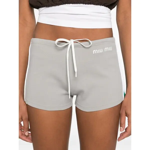 Miu Miu Grey Shorts Short Shorts