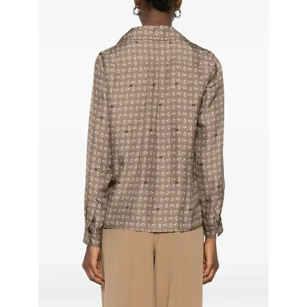 Max Mara Printed Silk Shirt