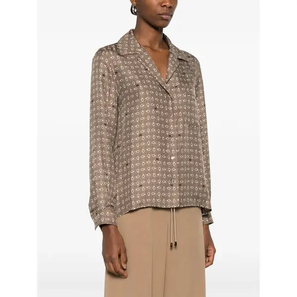 Max Mara Printed Silk Shirt