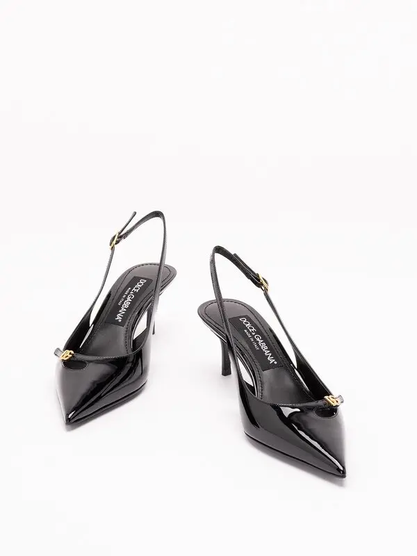 Dolce & Gabbana Patent Leather Slingback - Multicolor