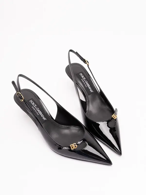 Dolce & Gabbana Patent Leather Slingback - Multicolor