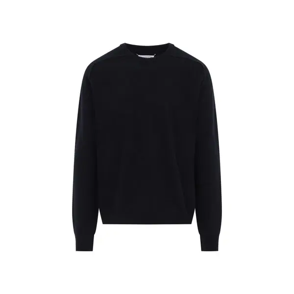 MAISON MARGIELA Lambswool Sweater - Blue